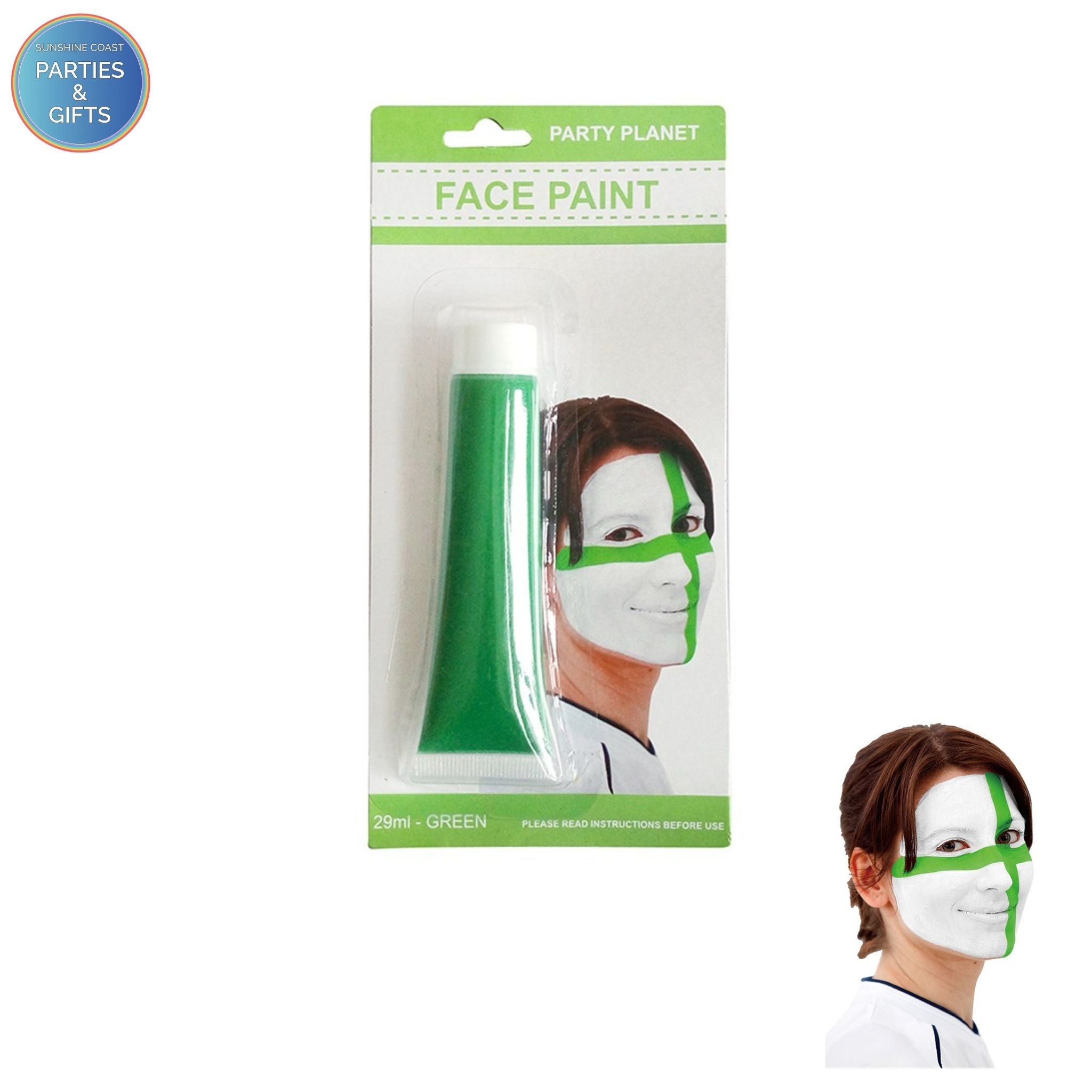 FACE PAINT 29ML - GREEN – Sunshine Coast Parties & Gifts