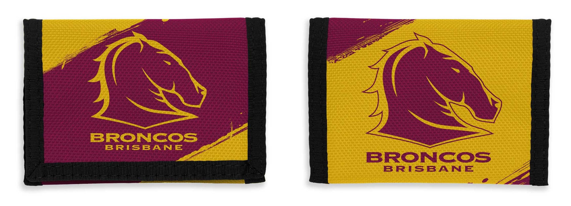 NRL BRISBANE BRONCOS KIDS VELCRO WALLET – Sunshine Coast Parties & Gifts
