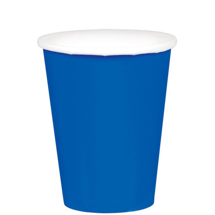 ROYAL BLUE PAPER 266ML CUPS - PACK OF 20 – Sunshine Coast Parties & Gifts